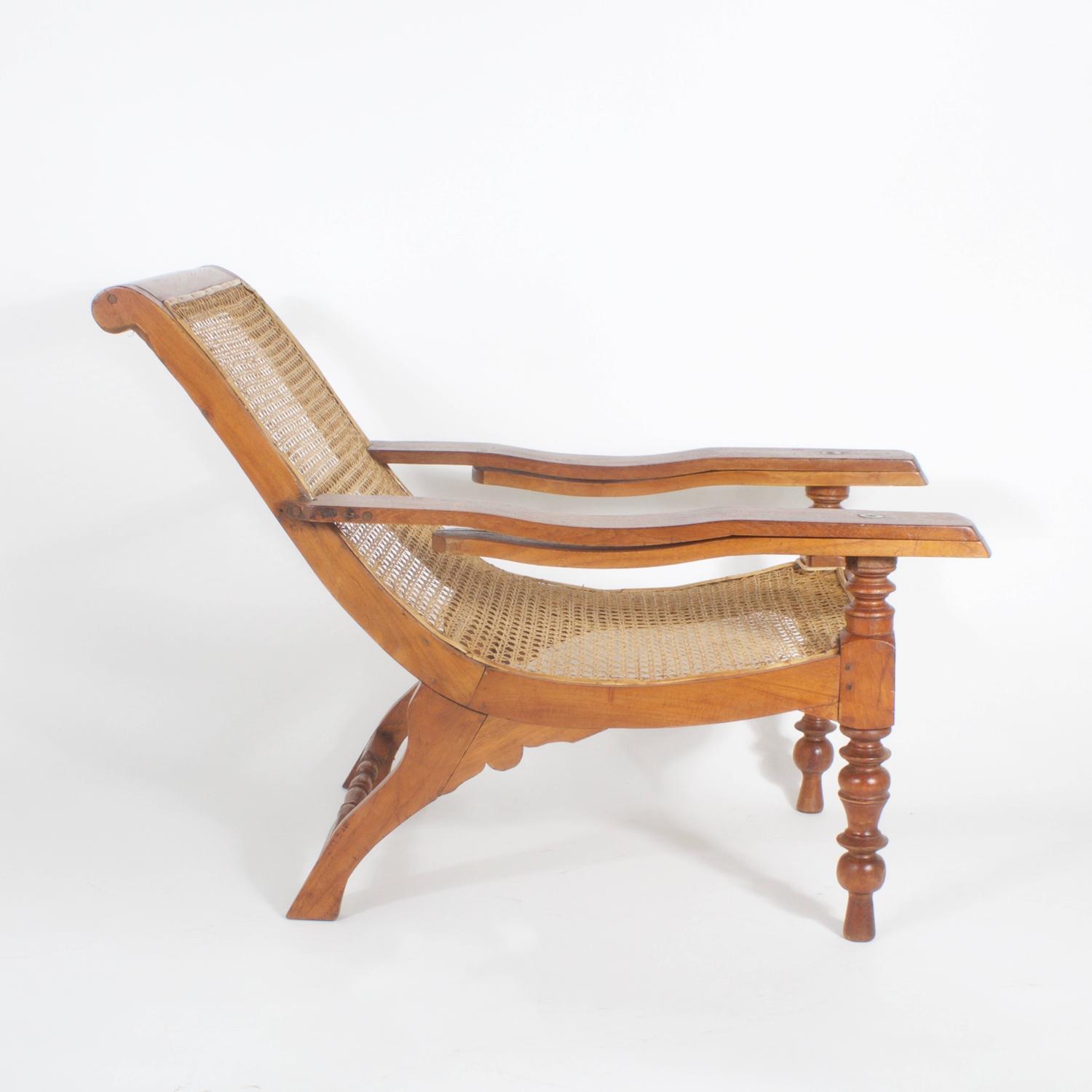 Antique Mahogany Plantation Chair For Sale at 1stdibs