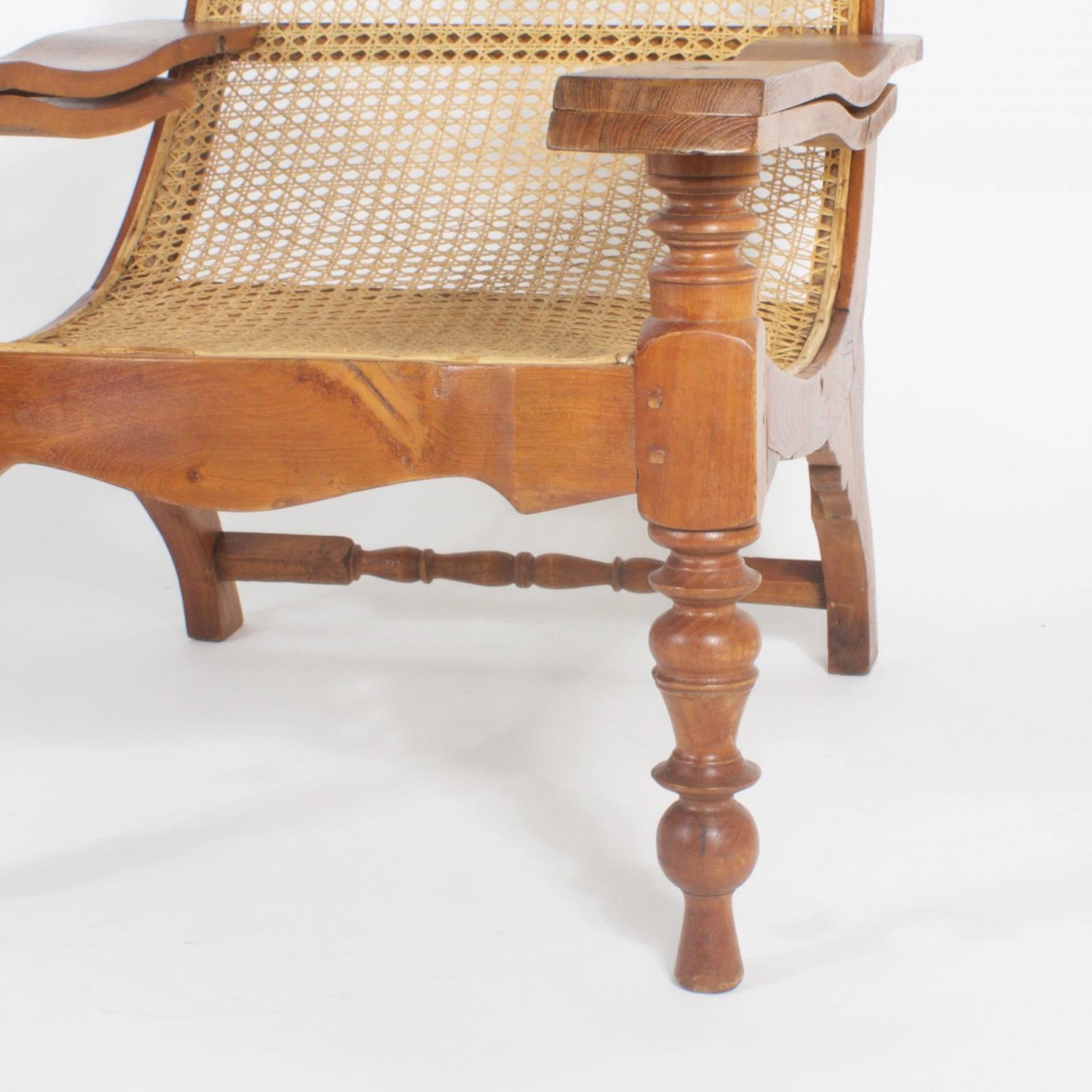 Antique Mahogany Plantation Chair For Sale at 1stdibs
