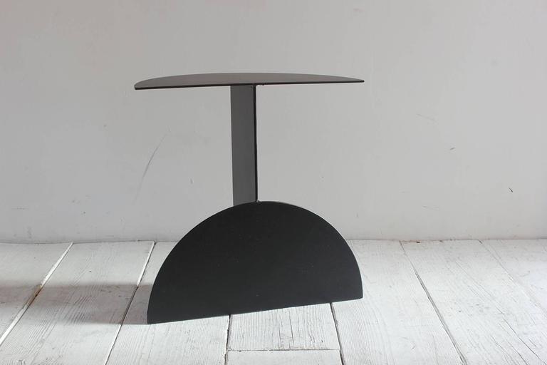 Black Powder Coated Metal Semi Circle Small Demilune at 1stDibs
