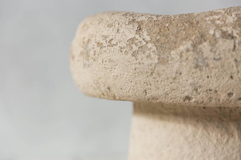 French Plaster White Stool at 1stDibs | plaster stool