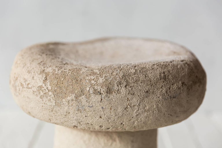 French Plaster White Stool at 1stDibs | plaster stool