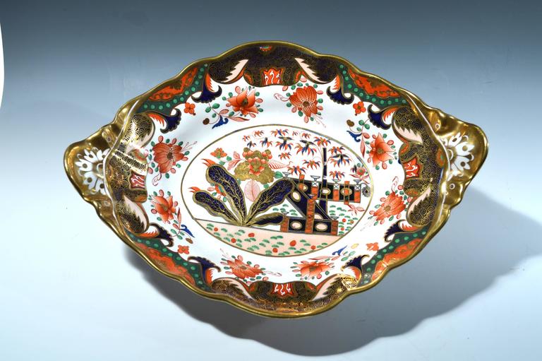 Spode 967 Pattern Porcelain Dessert Service, Twenty Two Pieces, circa ...