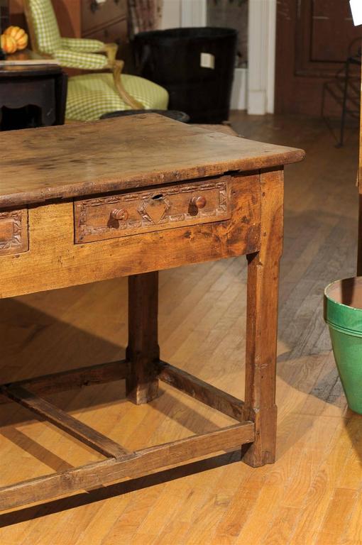 Walnut Serving Table, circa 1850 at 1stDibs