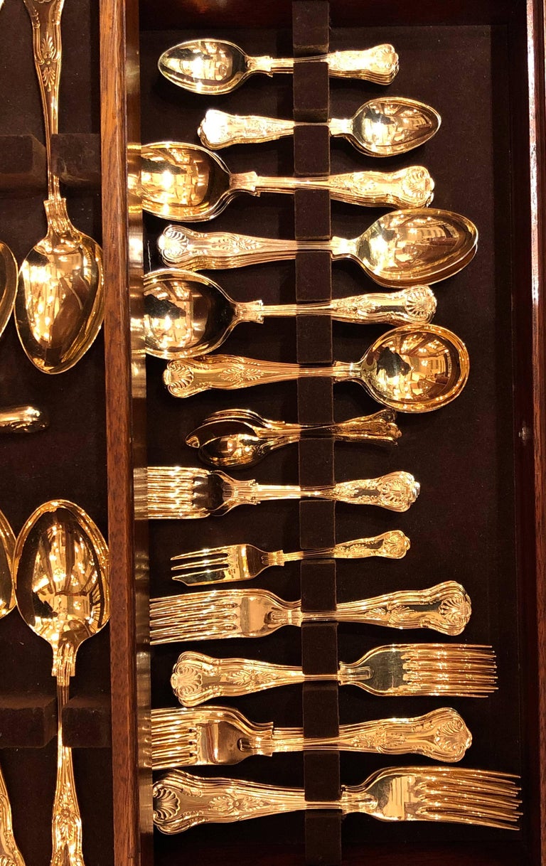 Antique English Cutlery Box at 1stDibs
