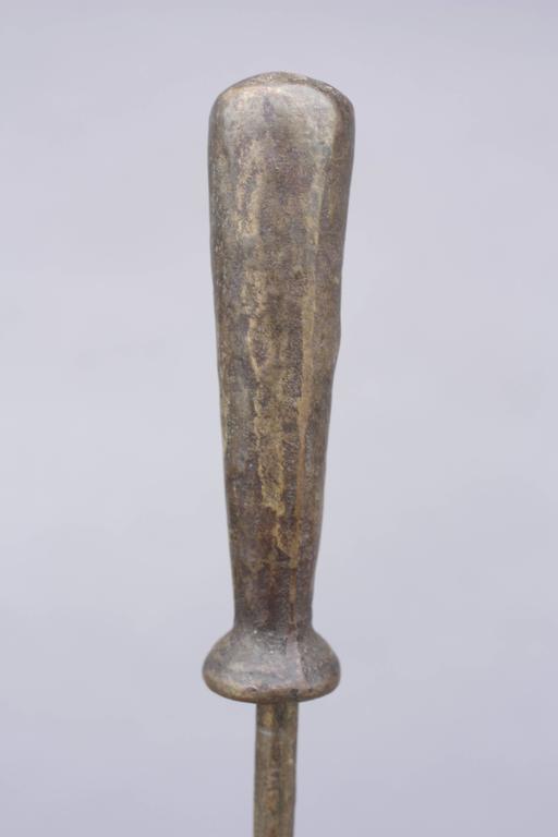 1920s Cast Iron Hammered Fire Tool Set at 1stDibs | 1920s tools