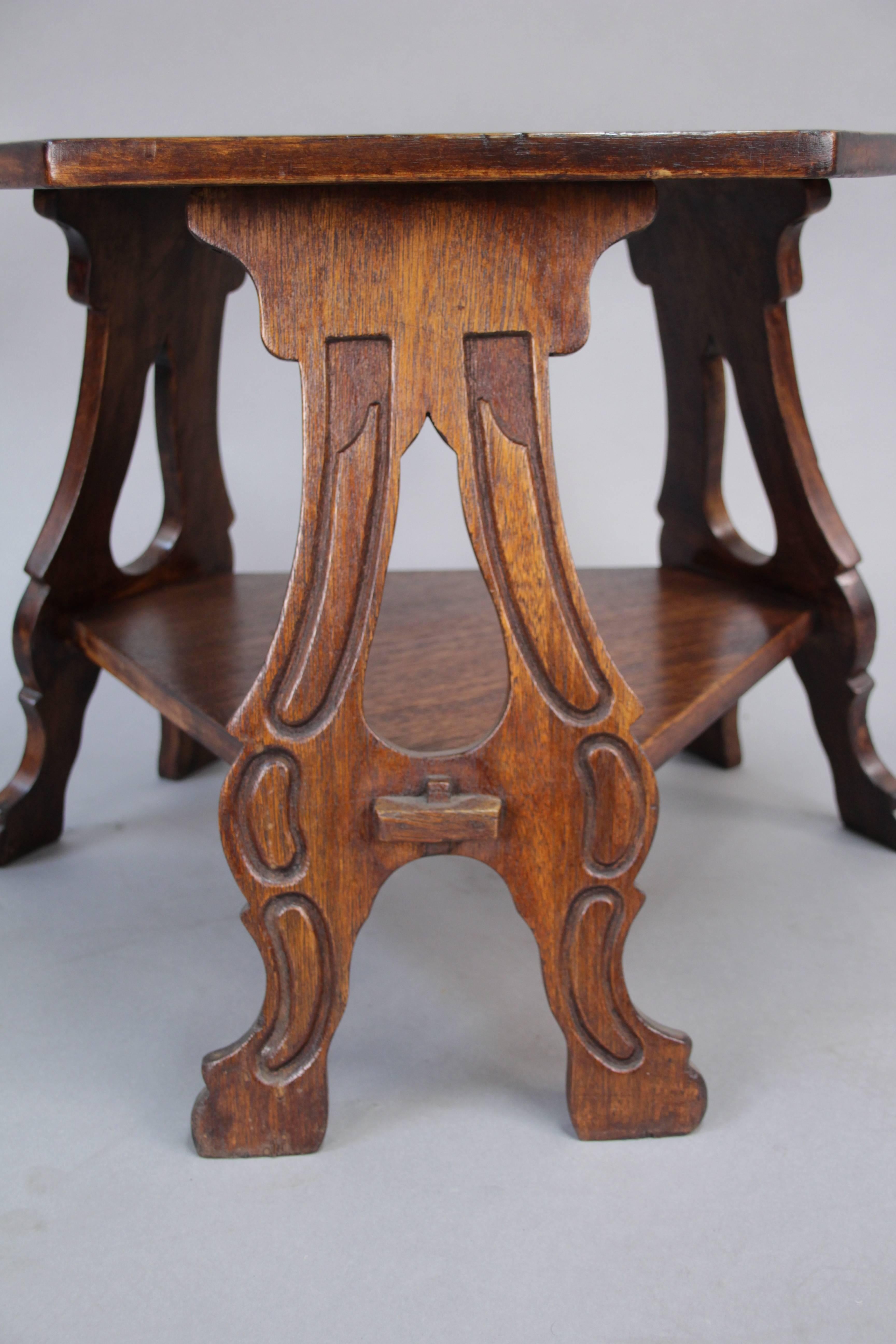 1920s Small Hexagonal Side Table For Sale at 1stDibs | 1920s side table ...