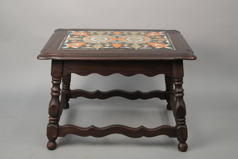 California Tile Table, circa 1930s at 1stDibs