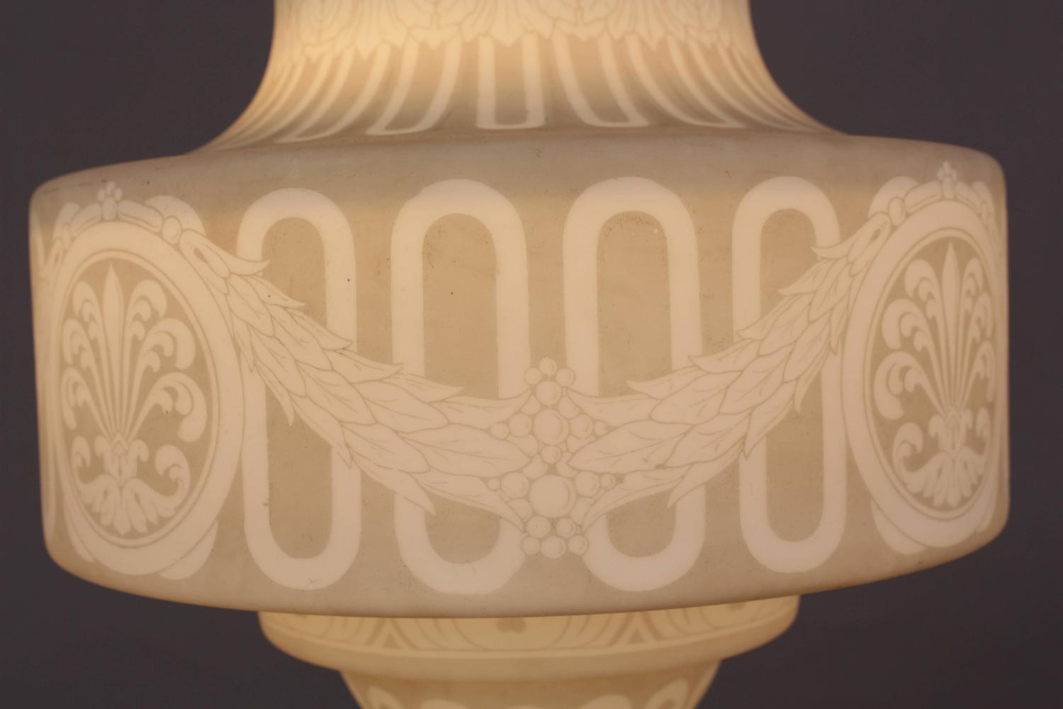 Antique Greek Revival Pendant Light For Sale at 1stdibs