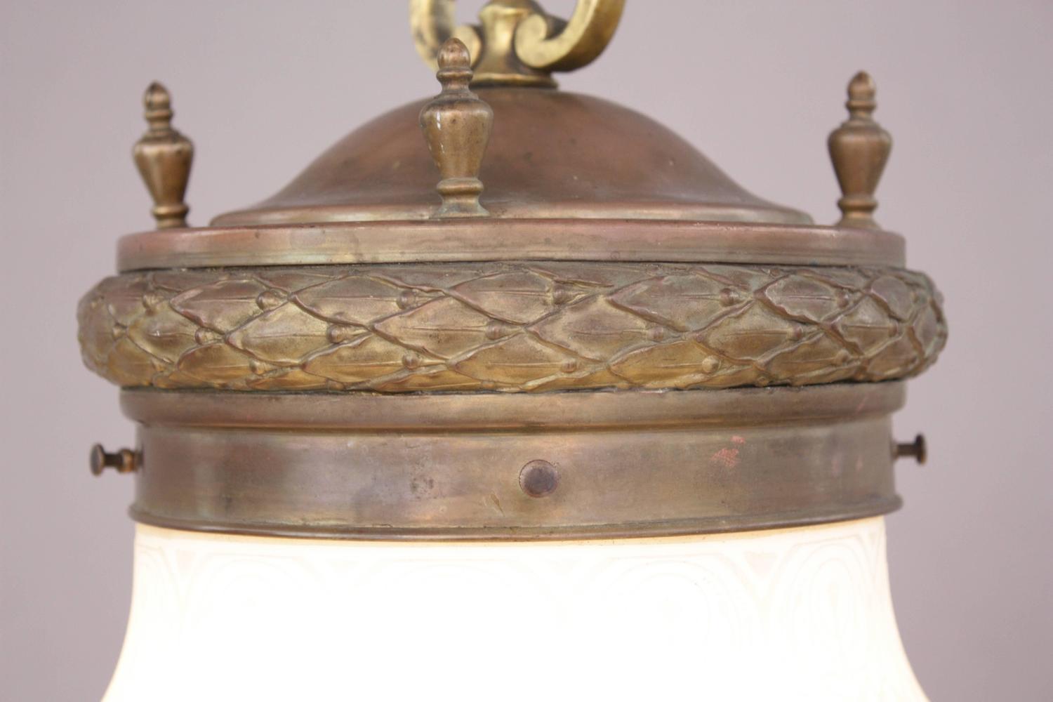 Antique Greek Revival Pendant Light For Sale at 1stdibs