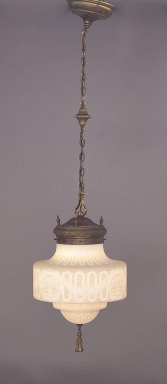 Antique Greek Revival Pendant Light at 1stDibs | greek revival lighting ...