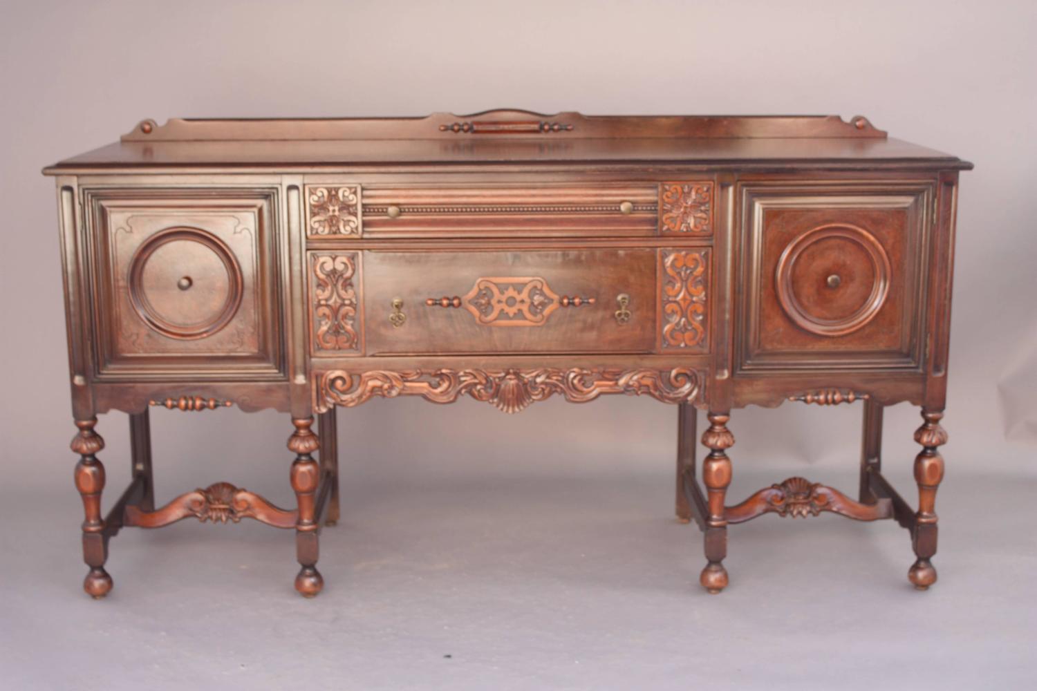 1920s Long Spanish Revival Sideboard at 1stdibs