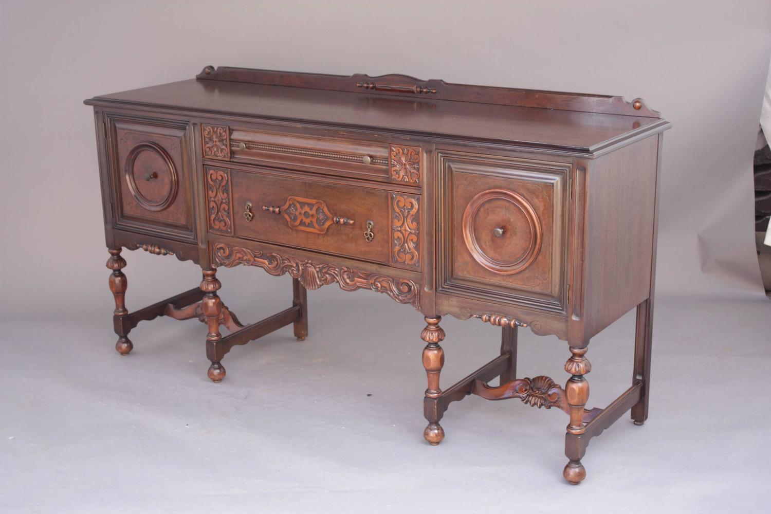 1920s Long Spanish Revival Sideboard at 1stdibs