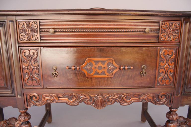 1920s Long Spanish Revival Sideboard at 1stDibs