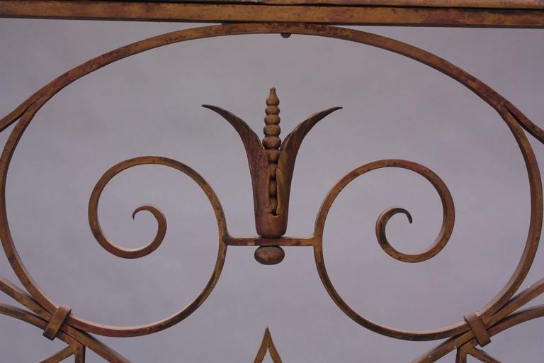 Long 1920s Iron Balcony Railing at 1stDibs