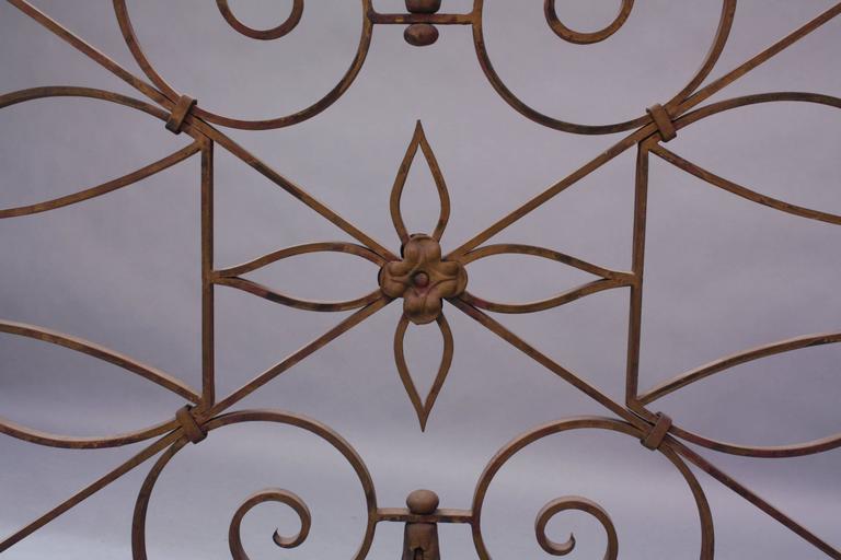 Long 1920s Iron Balcony Railing at 1stDibs