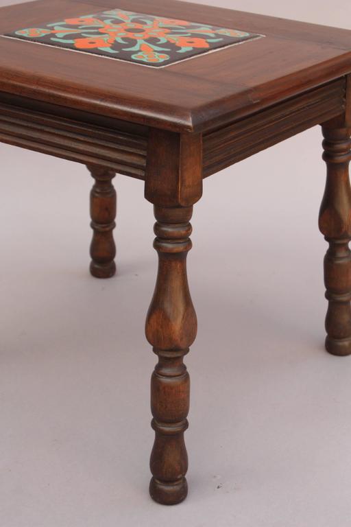 1920s Small California Tile Table For Sale at 1stdibs