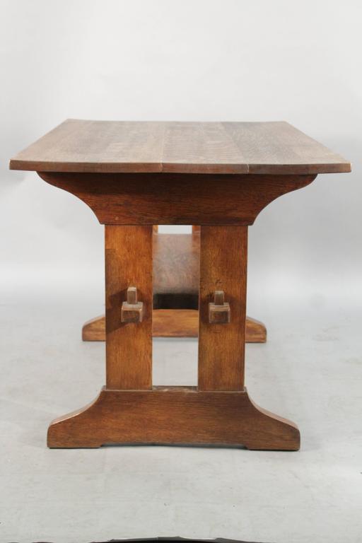 Signed Arts and Crafts Gustav Stickley Library Table at 1stDibs ...