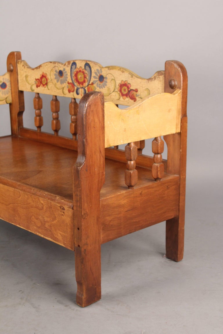 Antique Children Size Monterey Bench at 1stDibs