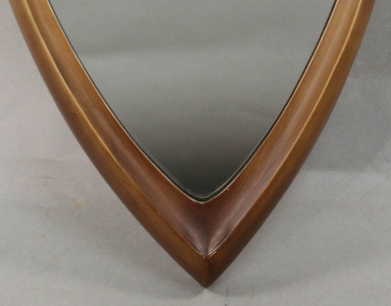 Modern Mirror with Eye Shape Design Made by the Syroco Co at 1stDibs
