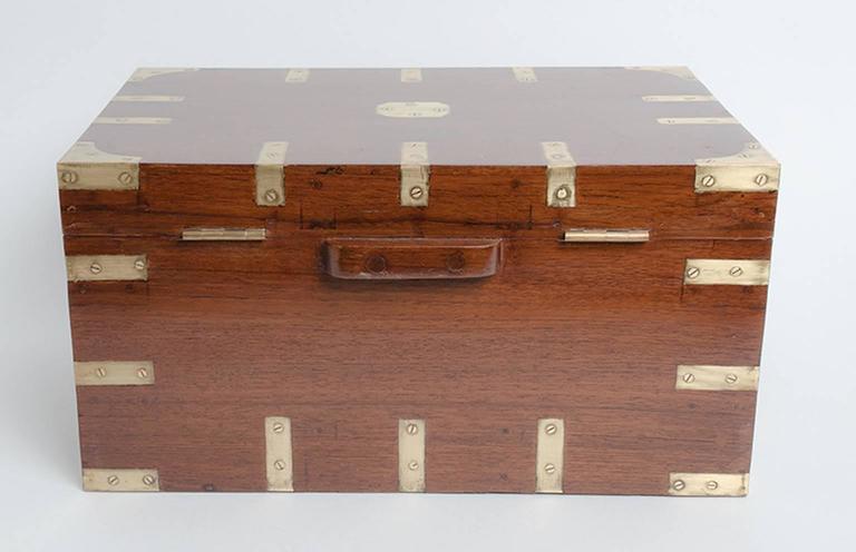 Walnut Campaign Box at 1stDibs