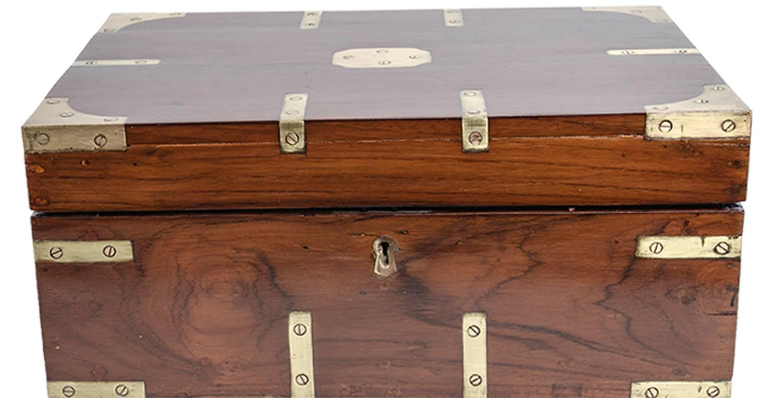 Antique Campaign Box at 1stDibs | campaign box antique