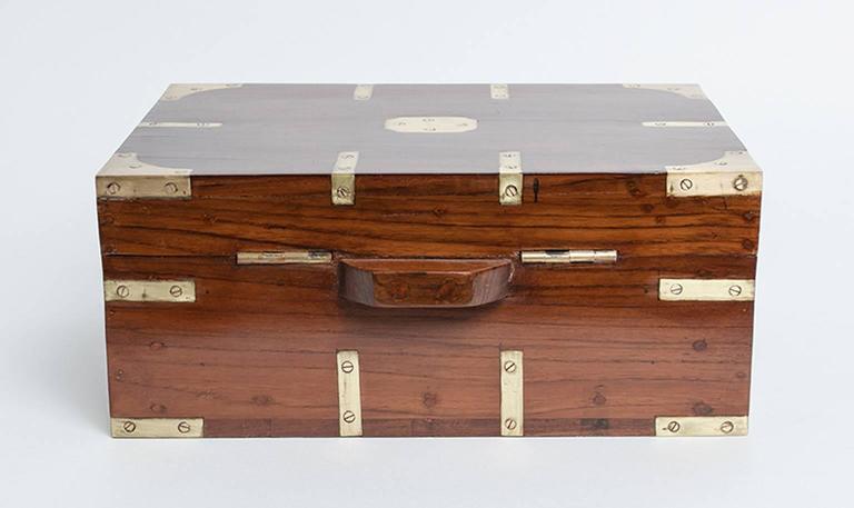 Antique Campaign Box at 1stDibs | campaign box antique