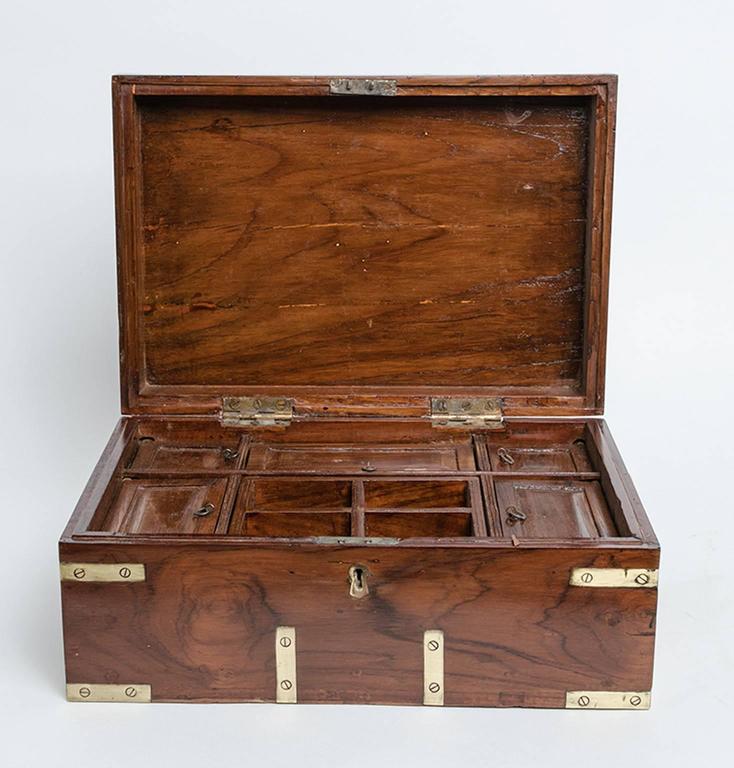 Antique Campaign Box at 1stDibs | campaign box antique