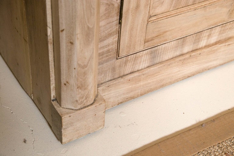 Gothic English Bleached Mahogany Cabinet For Sale at 1stDibs