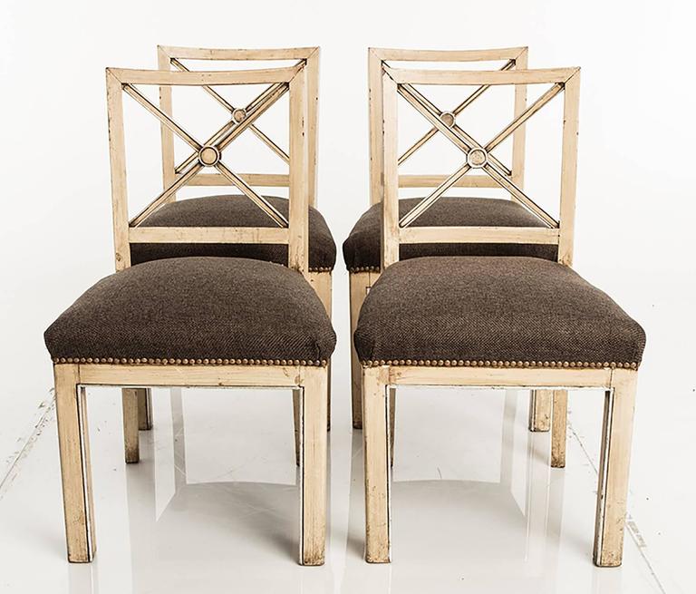 'x' Back Side Chairs For Sale at 1stDibs