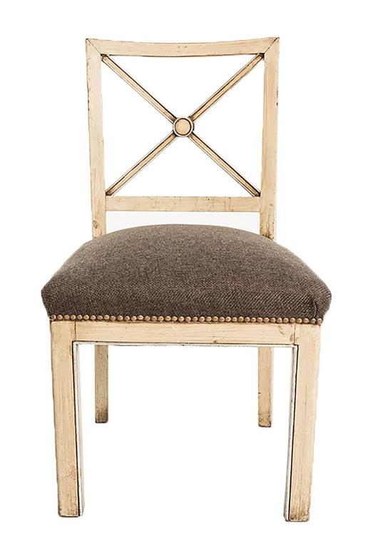 'x' Back Side Chairs For Sale at 1stDibs