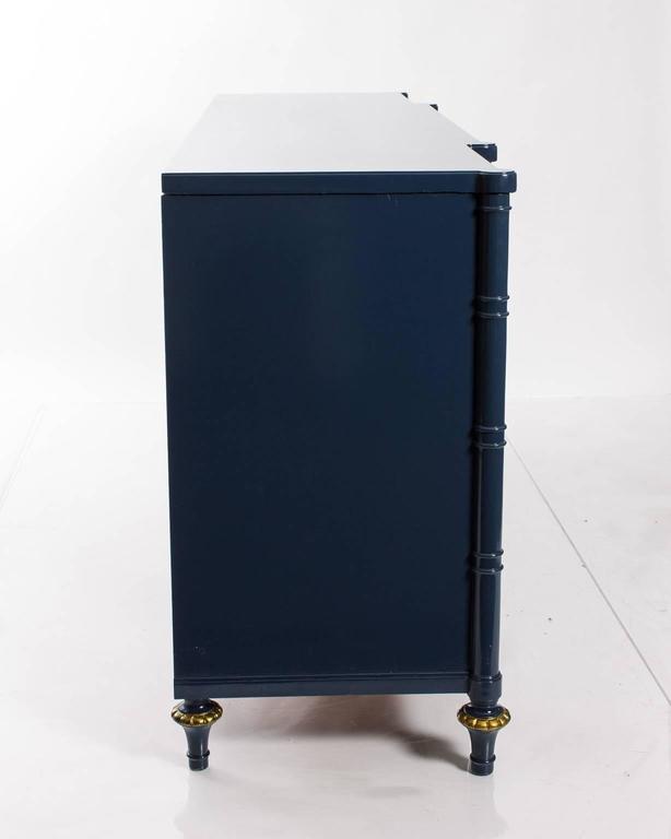 Blue Lacquered Dresser at 1stDibs