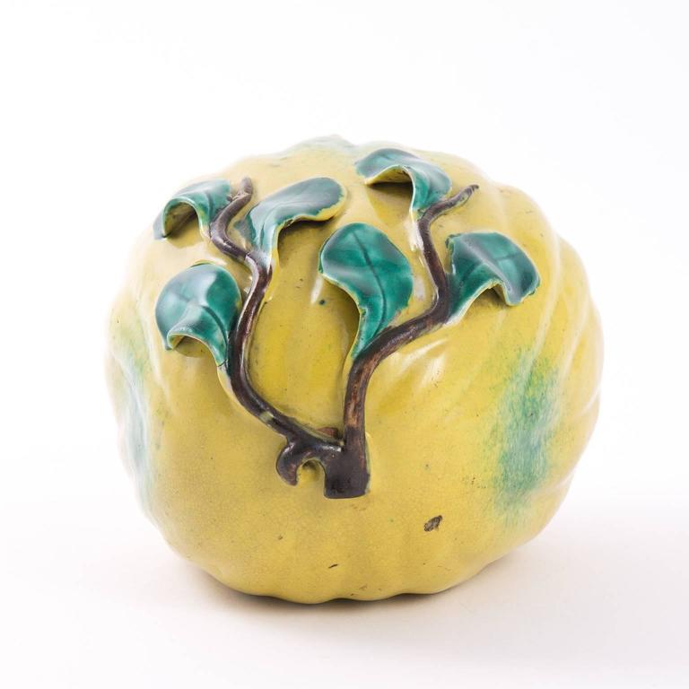 Vintage Ceramic Chinese Citron Buddha's Hand For Sale at 1stDibs