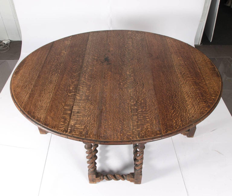 19th Century Jacobean Gate Leg Table at 1stDibs