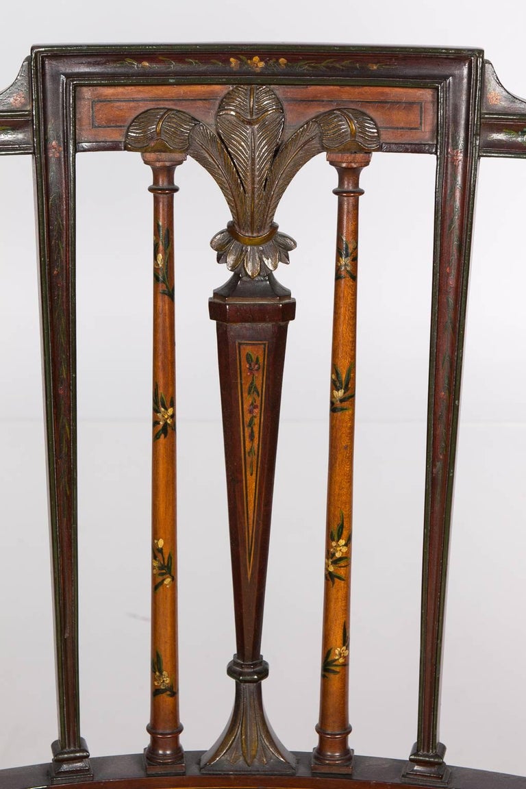 Adams Style Three-Seat Bench at 1stDibs
