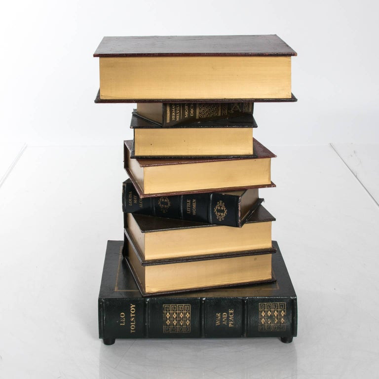 Stacked Book Table at 1stDibs