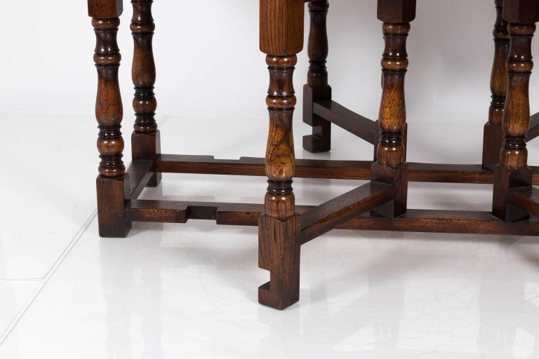Jacobean Gate Leg Table at 1stDibs