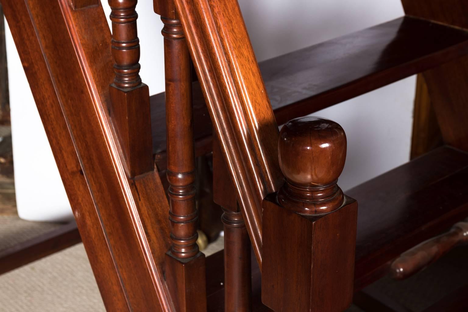 Library Staircase For Sale at 1stDibs | antique library stairs, library ...