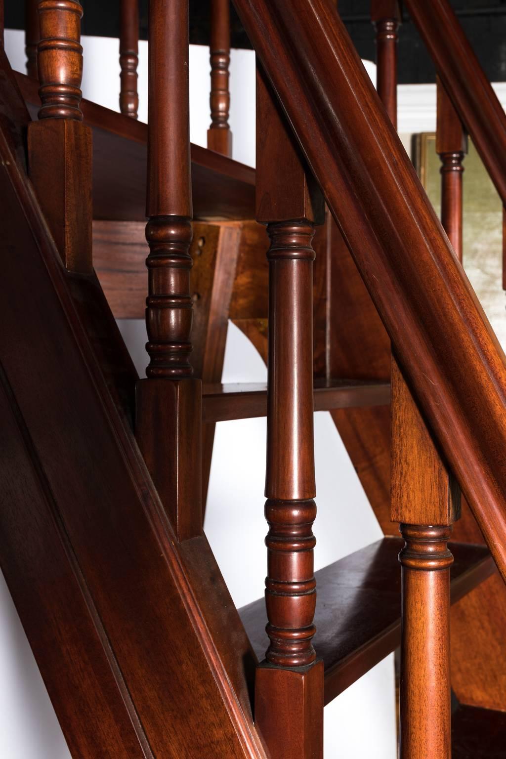 Library Staircase For Sale at 1stDibs | antique library stairs, library ...
