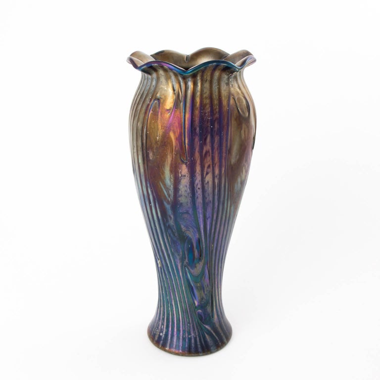 Art Glass Vase by Loetz For Sale at 1stDibs