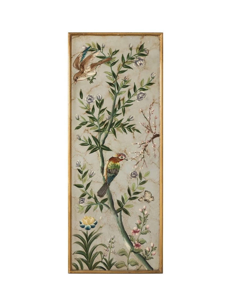 Set of Hand-Painted Panels at 1stDibs