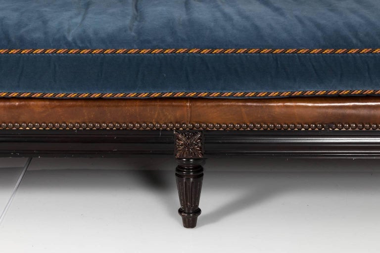 Custom Leather Sofa by Sherrill Furniture at 1stDibs | sherrill leather ...