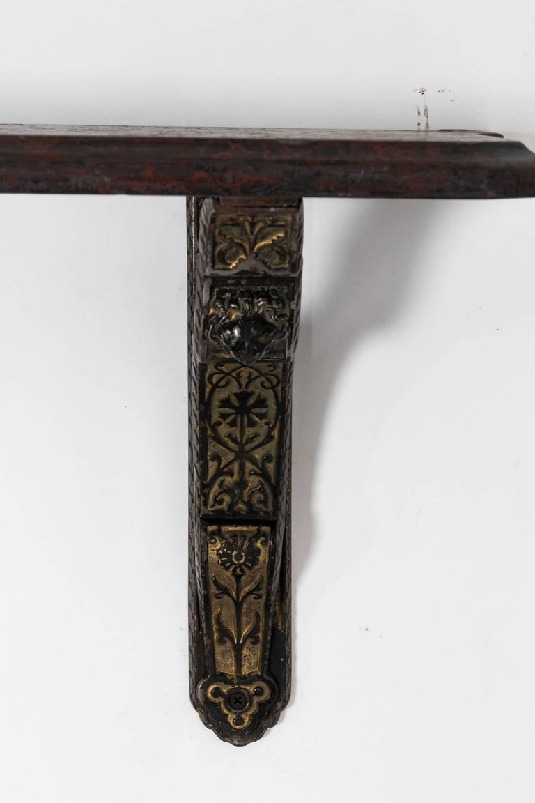 Faux Painted Slate Shelf For Sale at 1stDibs