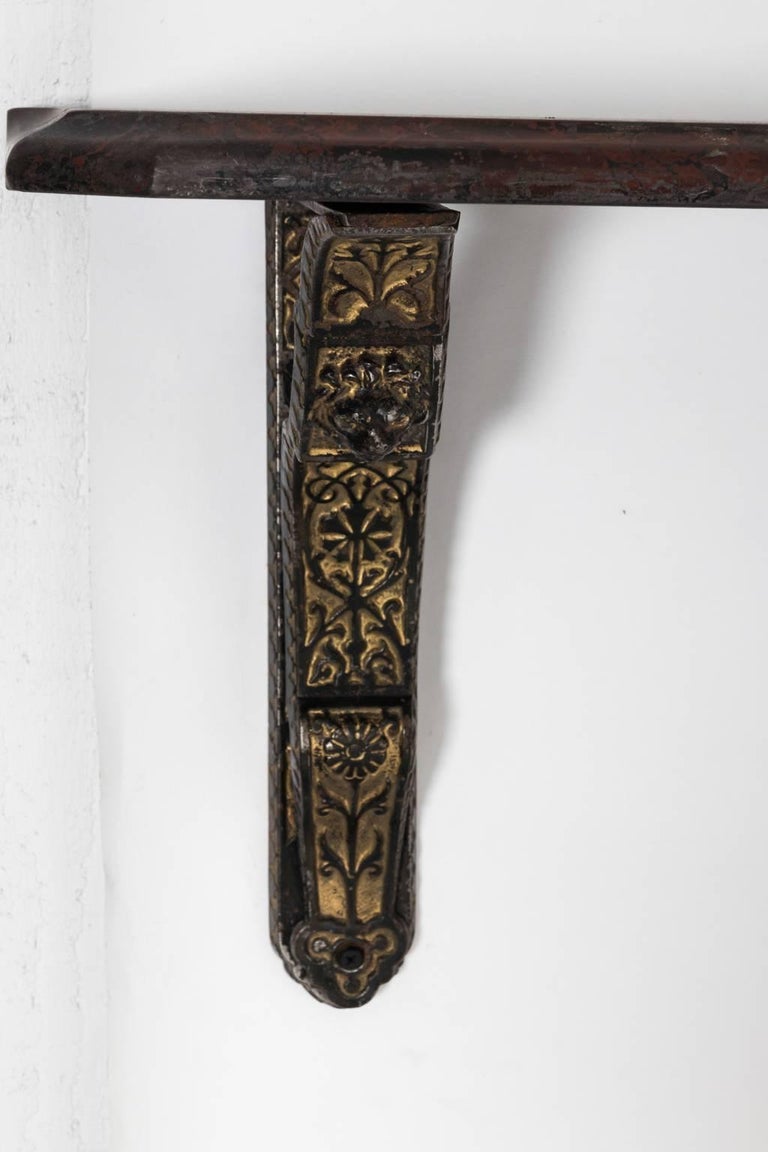 Faux Painted Slate Shelf For Sale at 1stDibs