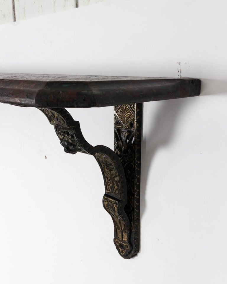 Faux Painted Slate Shelf For Sale at 1stDibs