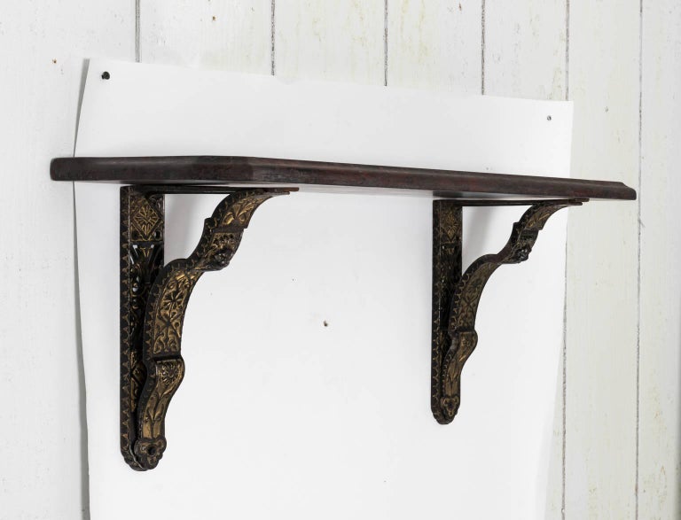 Faux Painted Slate Shelf For Sale at 1stDibs