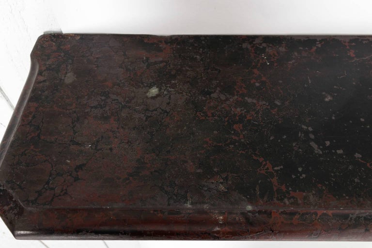 Faux Painted Slate Shelf For Sale at 1stDibs