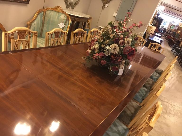 Monumental English, Georgian Style Dining Table 16 Feet Long. at ...