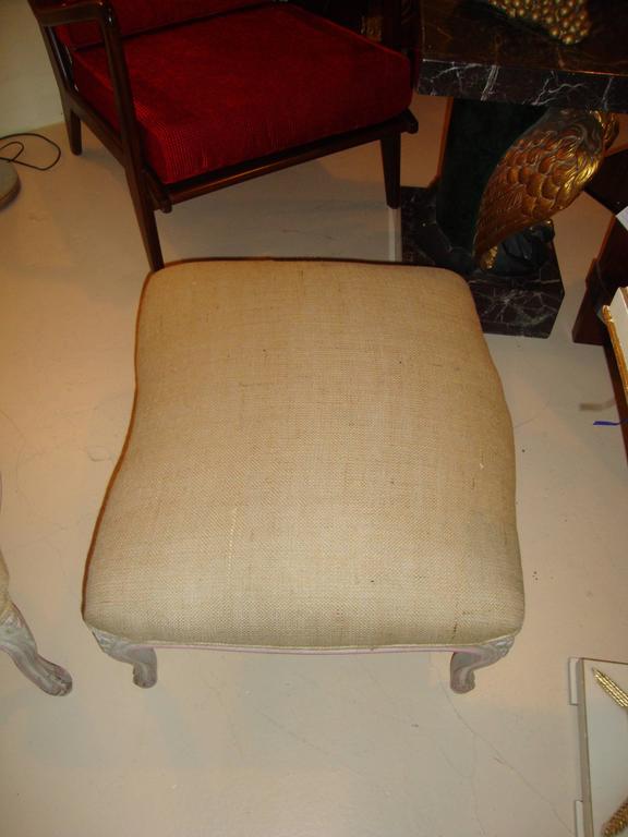 Louis XV Style Painted Foot Stool at 1stDibs