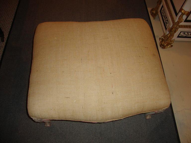 Louis XV Style Painted Foot Stool at 1stDibs