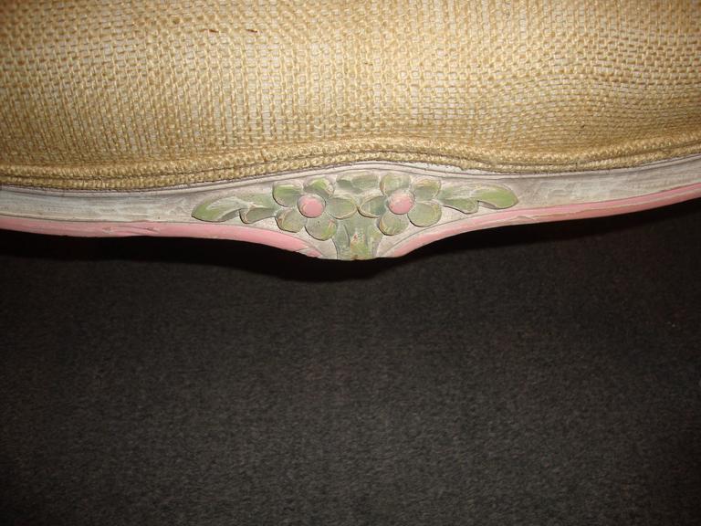 Louis XV Style Painted Foot Stool at 1stDibs